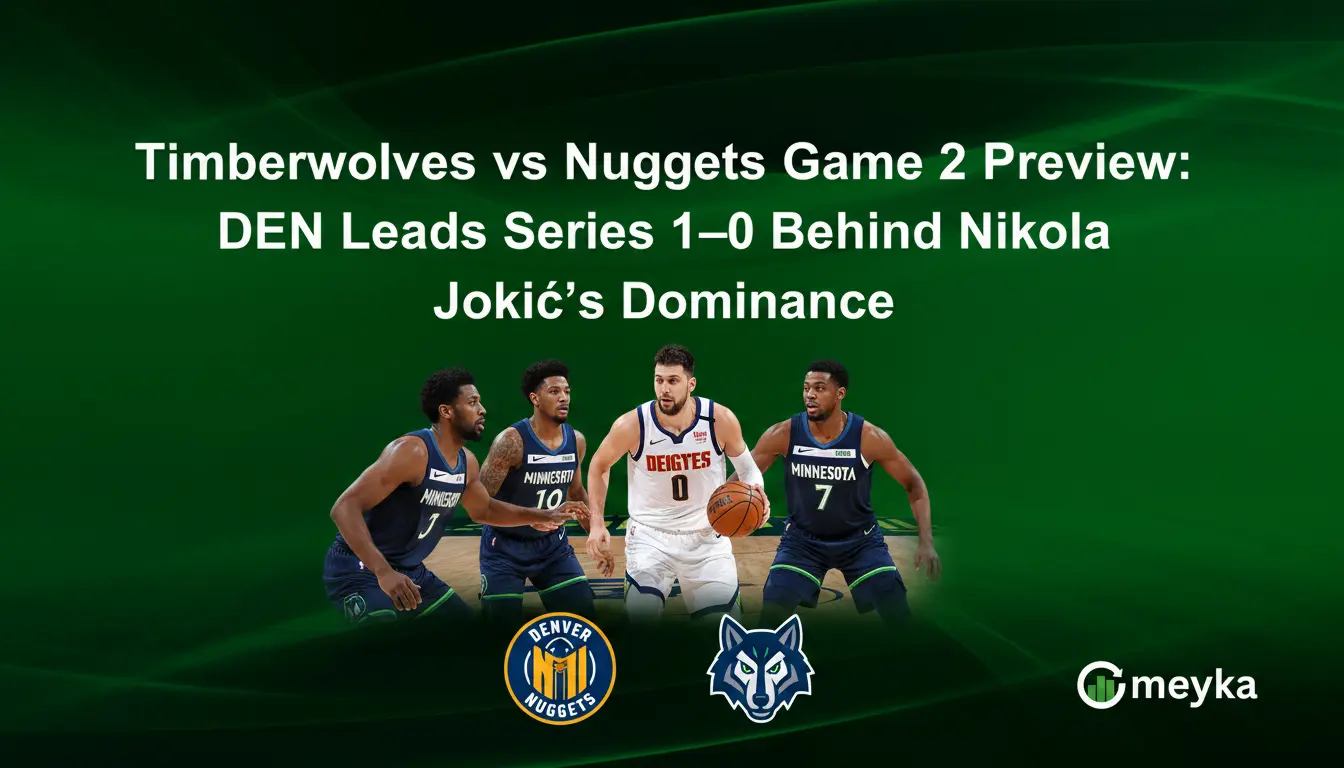 Timberwolves vs Nuggets Game 2 Preview: DEN Leads Series 1–0 Behind ...