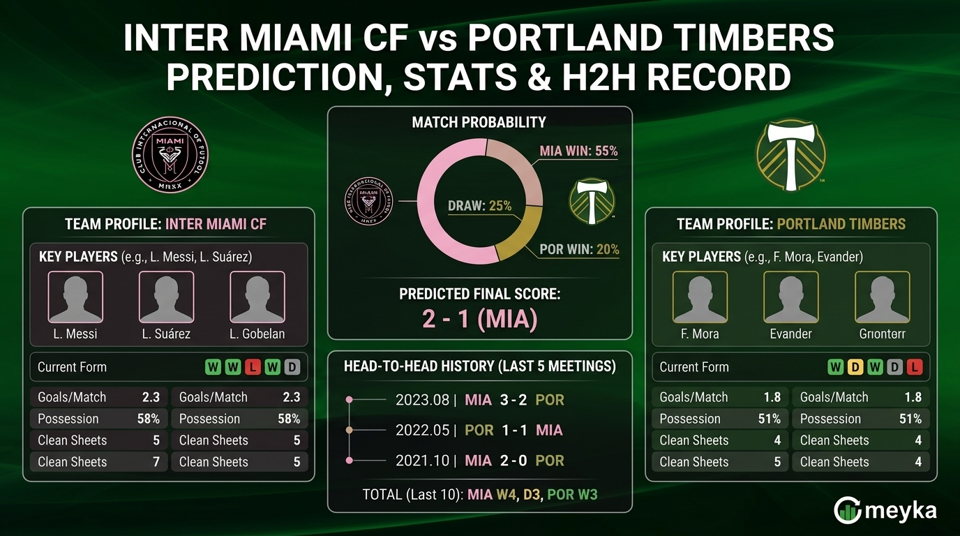 Inter Miami CF vs Portland Timbers Prediction, Stats & H2H Record